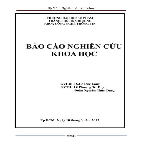 Phuong phap nghien cuu khoa hoc | PDF