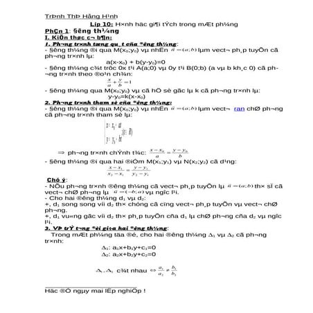 Phuong phap toan do trong mat phang 10 | PDF