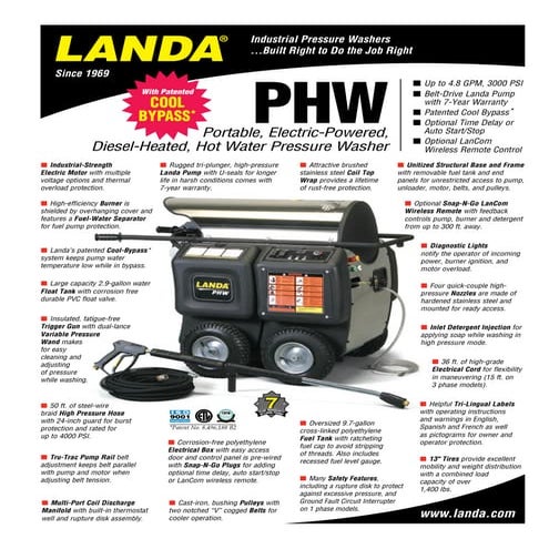 Landa PHW prod sheet | PDF