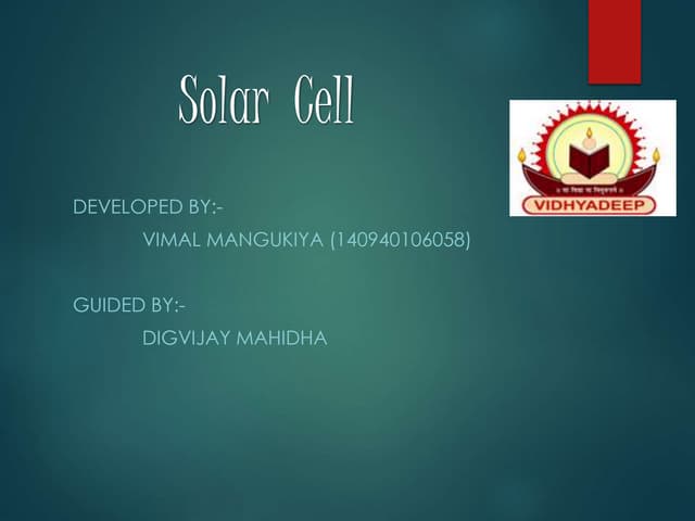 Tutorial on SCAPS-1D simulation tool.pptx