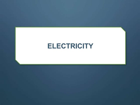 Electric current and circuit | PPTX