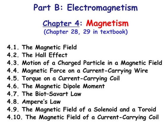 Class 12th physics magnetism ppt | PPT