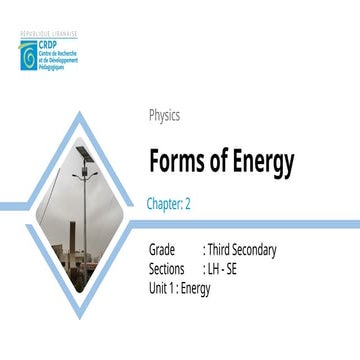 Phy_En_SE3SELH_Ch2-Forms of Energy.pptx grade se | PPT