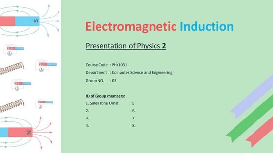 Physics Investigatory - Electromagnetic Induction. CLASS XII | PDF