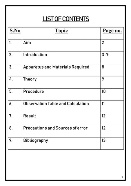 Physics Investigatory Project - Class 12 - Tangent Galvanometer | PDF
