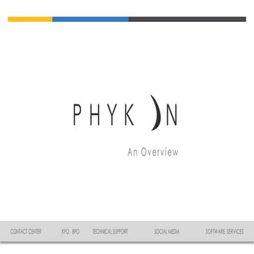 Phykon - An | PPTX