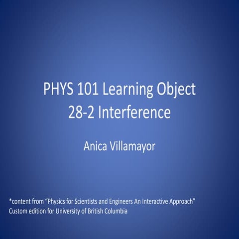 Phys 101 lo | PPTX