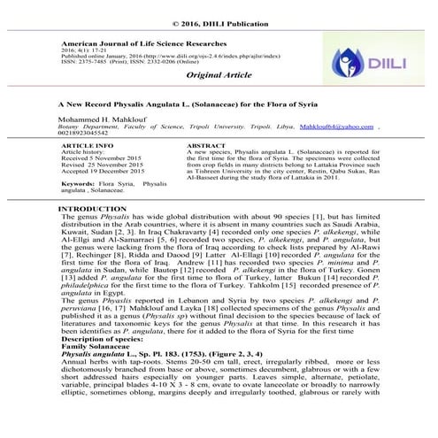 Physalis published | PDF