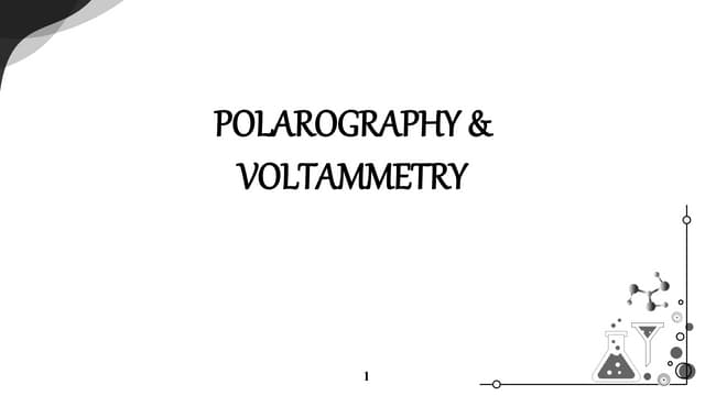 Cyclic Voltammetry Principle Instrumentation And Applications Pptx 7805