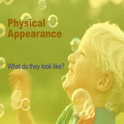 Physical appearance | PPT