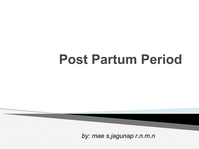 Postnatal Examination | Postnatal Assessment | PPTX