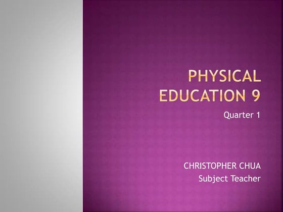 Quarter 2 Grade 9 in PE DLL Week 2.pdf | Educational Assessment | Education
