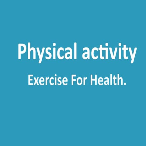 What is Physical Activity And Sedentary Behaviour? | PDF
