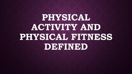 PHYSICAL EDUCATION (Exercise Program Design) | PPTX | Fitness and ...