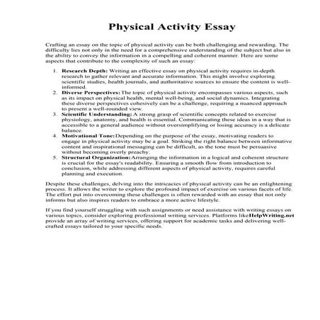 Physical Activity Essay.pdf