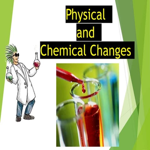 Physical and Chemical Changes during the Burning of a Safety Match | PDF
