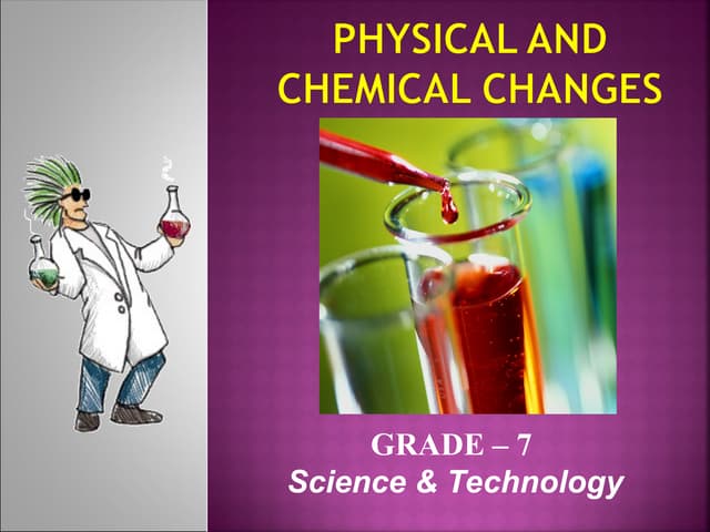 Physical & chemical change | PPT