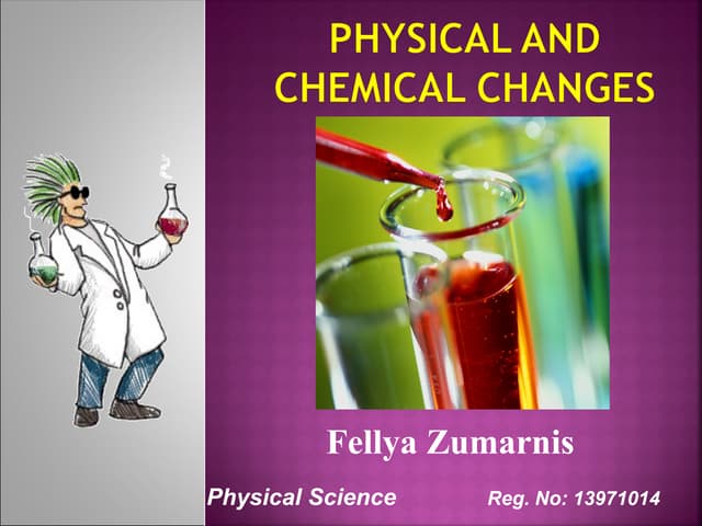 Physical & chemical change | PPT