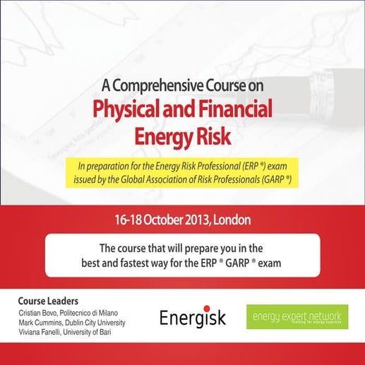 Physical and Financial Energy Risk | PDF