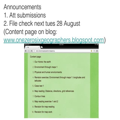 Physical and human environment blog | PPT