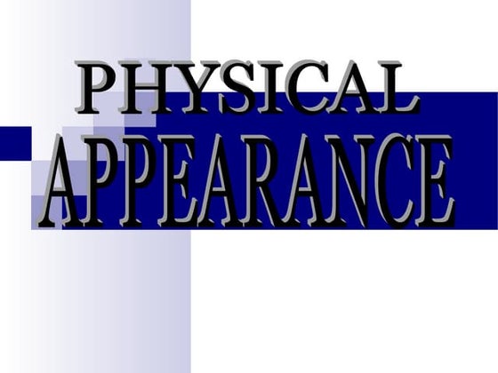 Describing Physical Appearance Presentation | PPT