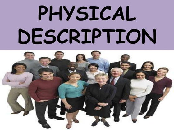Describing people | PPT