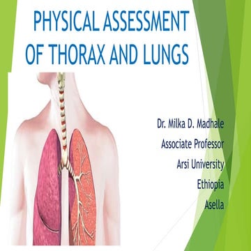 PHYSICAL ASSESSMENT OF THORAX AND LUNGS..pptx