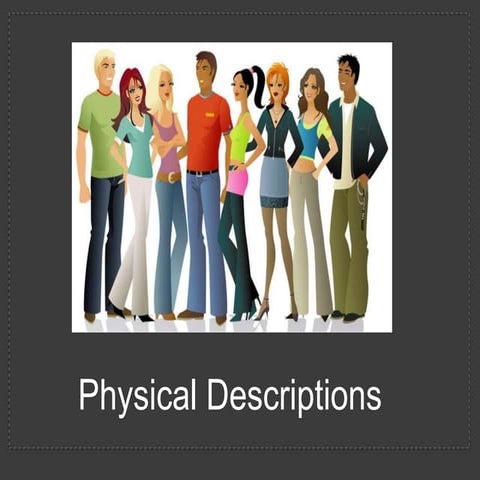 PHYSICAL DESCRIPTIONS by Natalie Moses | PPTX | Women\'s Clothing ...