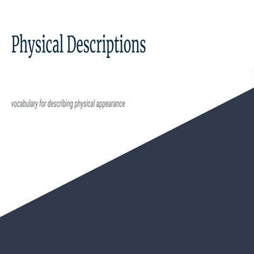 Physical Description Vocabulary.pptx