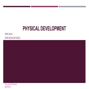 Physical development1 | PPT | Pregnancy | Reproductive Health