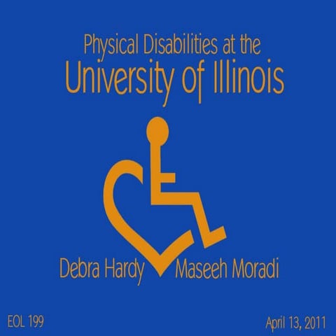 Physical disabilities | PPT