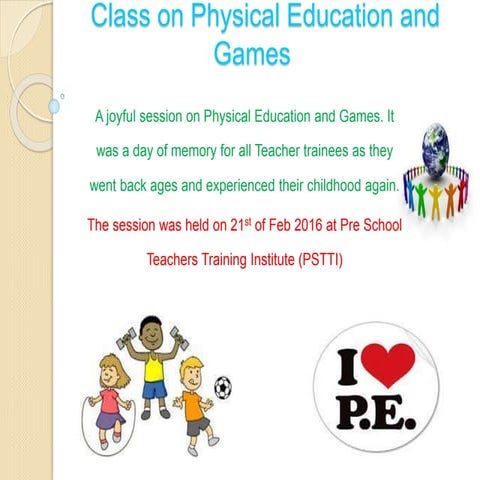 Physical Education and Games | PPT