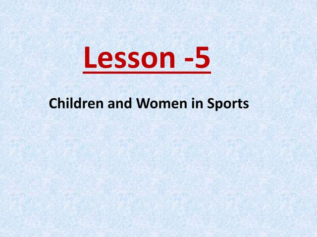 physical education class 12 chapter 1 | PPTX