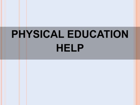 HEALTH OPTIMIZING (P.E) Grade 11 H.O.P.E | PPTX