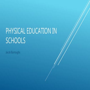 Physical education in schools | PPT