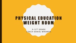 Physical Fitness Test Lecture | PPT