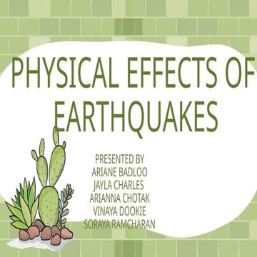 Physical Effects of Earthquakes -Form 4 Geography.pptx
