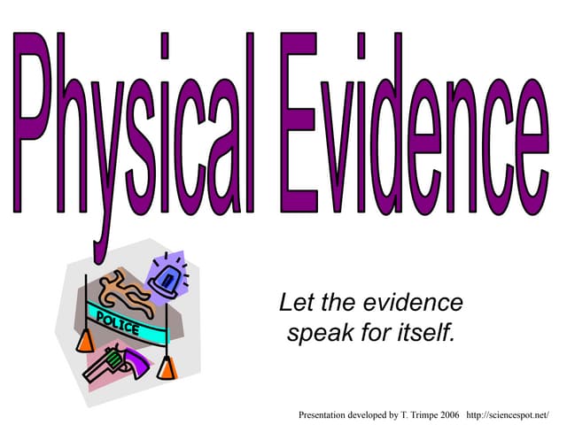 Botanical evidences | PPTX