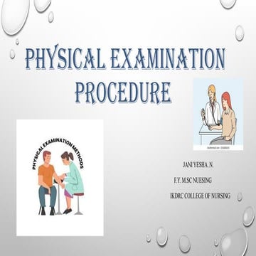 Physical Assessment Techniques (IPPA) pdf | PPTX