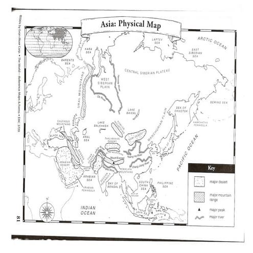 Physical features map | DOC