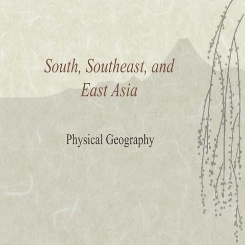 Physical features of asia | PPT