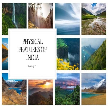 Physical features of india | PPTX