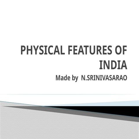 Physical divisions of india | PPTX