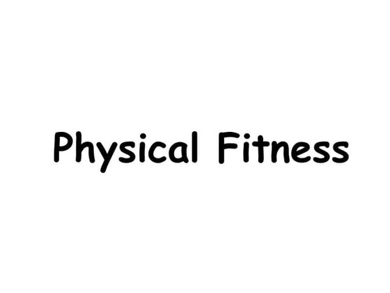 UNIT - 3 Physical Fitness, Wellness and Lifestyle | PPTX