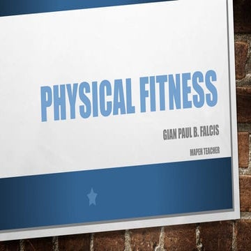 Physical fitness components | PPTX