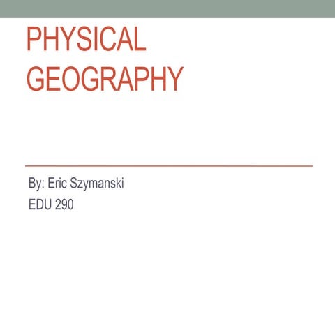 Physical Geography | PPT