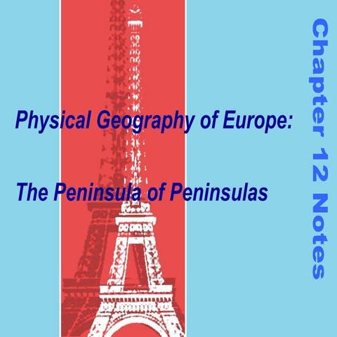 Physical geography of europe | PPT