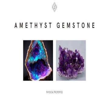 Physical Properties of Amethyst gemstone | PDF