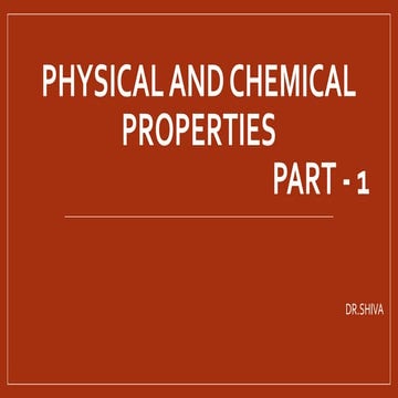 Physical and Chemical Properties of Dental Materials part - 1 | PPTX