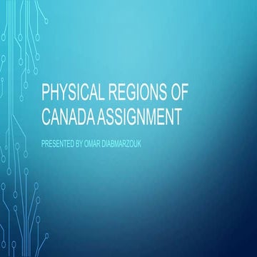 Physical regions of Canada | PPTX